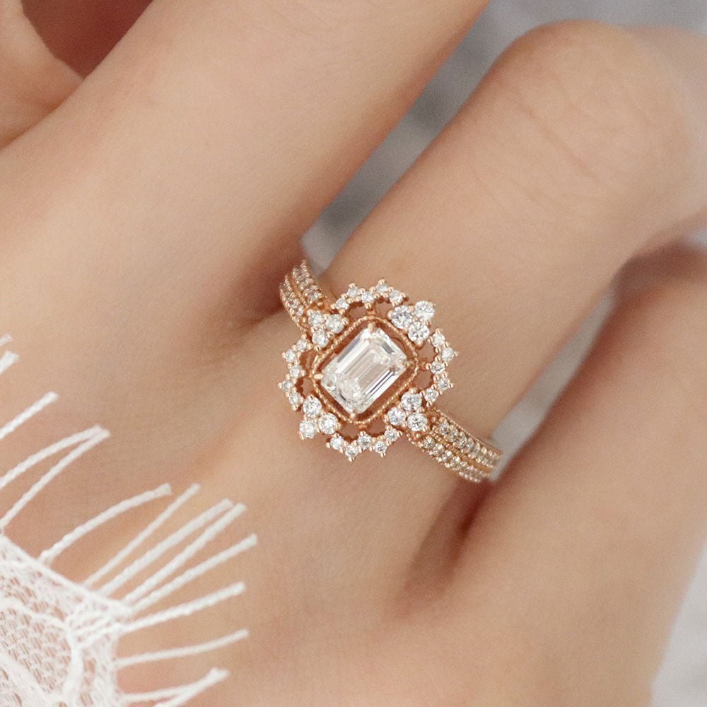 1.04 Karat Queen GIA Sertifikalı Pırlanta Yüzük - RNF0332 – RONAFF PIRLANTA